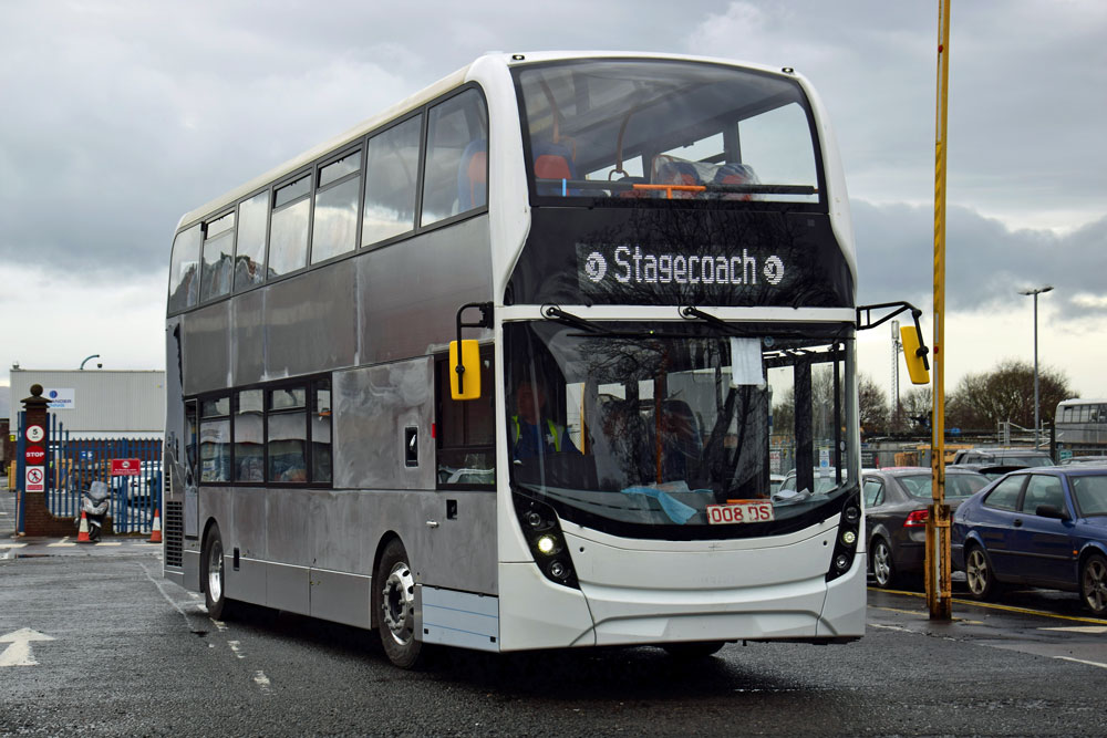 Taken at Falkirk today Stagecoach Alexander Dennis E40H smart hybrid MMC.