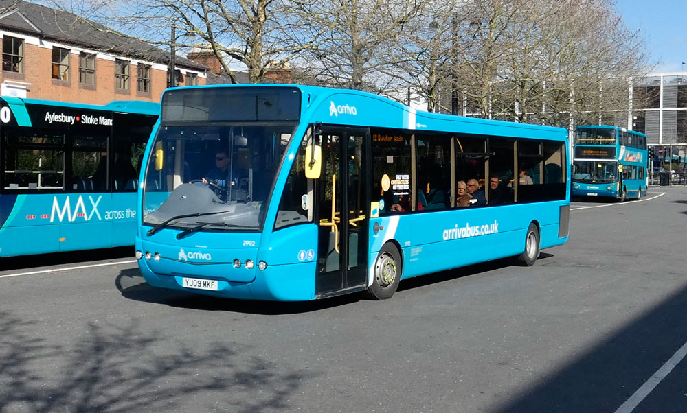 Picture by Malcolm Crowe in the Eden Bus Station on Saturday, March 9th.