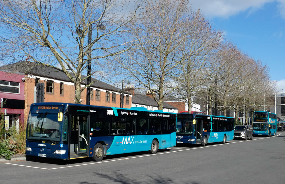 Laying over in the Eden Bus Station are 3919, 3012 and 4824. Not sure ...